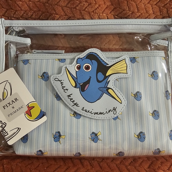 Pixar | Other | Primark Pixar Dory Cosmetic Bag Set Blue | Poshmark